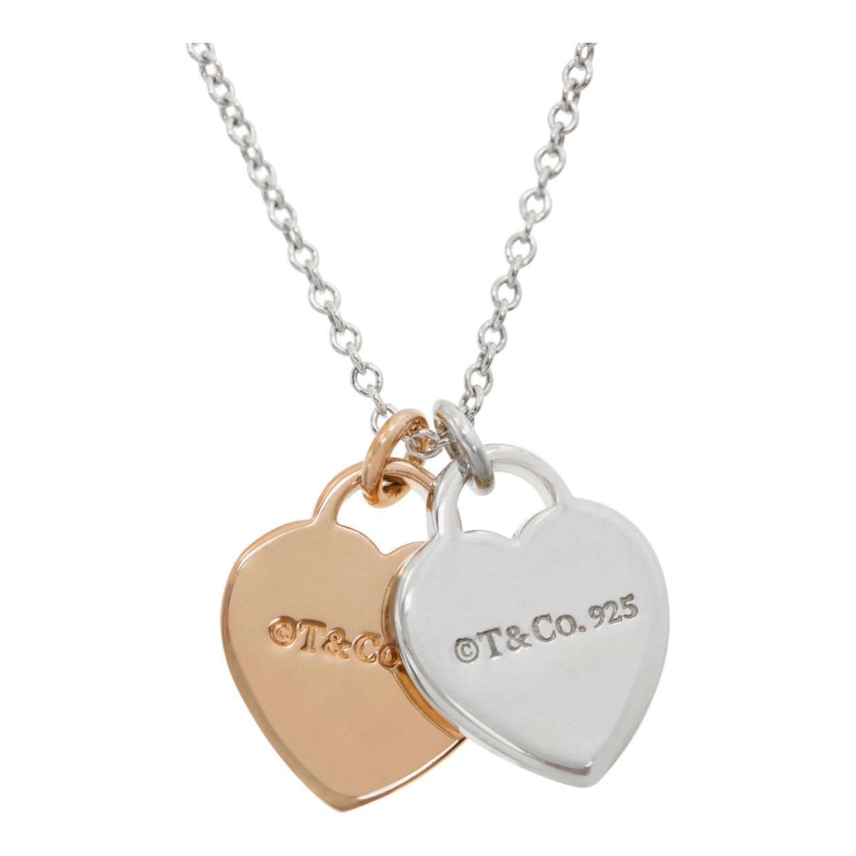 Tiffany & Co. Return to Mini Double Heart necklace | Gray & Sons