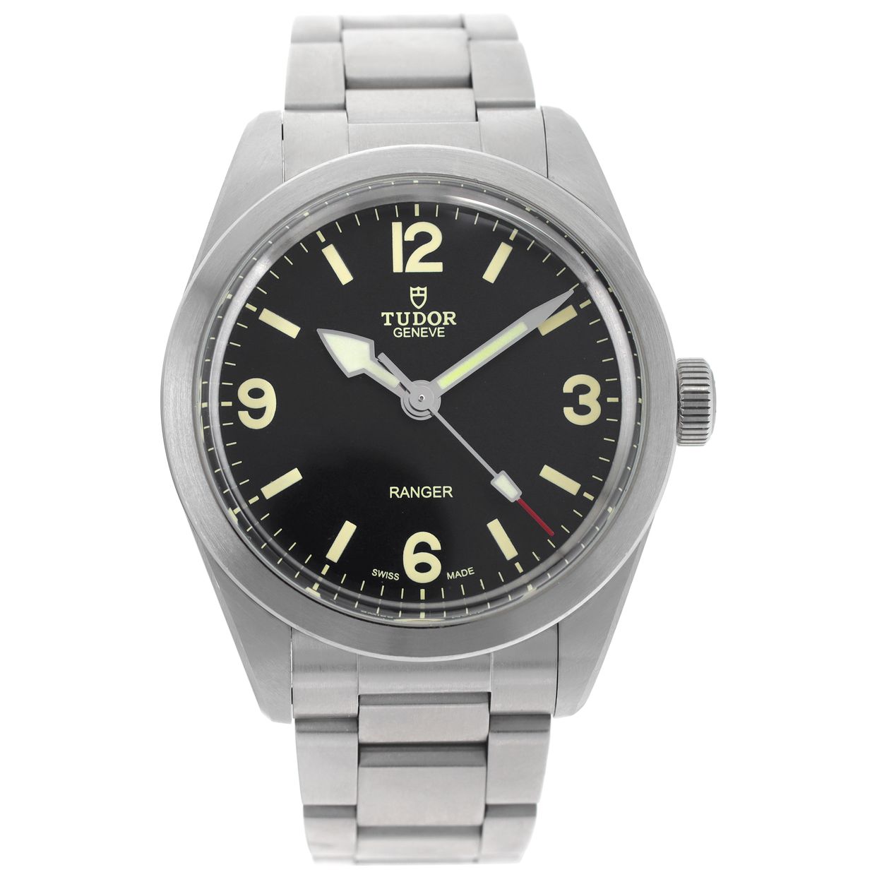 Pre-owned Tudor Ranger M79950-0001 stainless steel 39mm