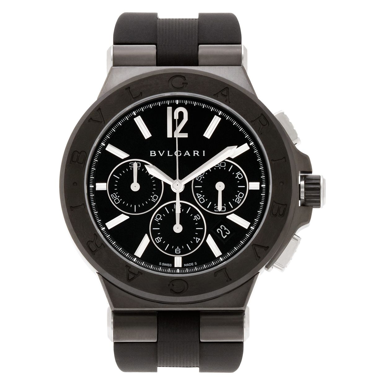 Bvlgari Diagono DG 42 BSC CH stainless steel 42mm auto | Gray & Sons