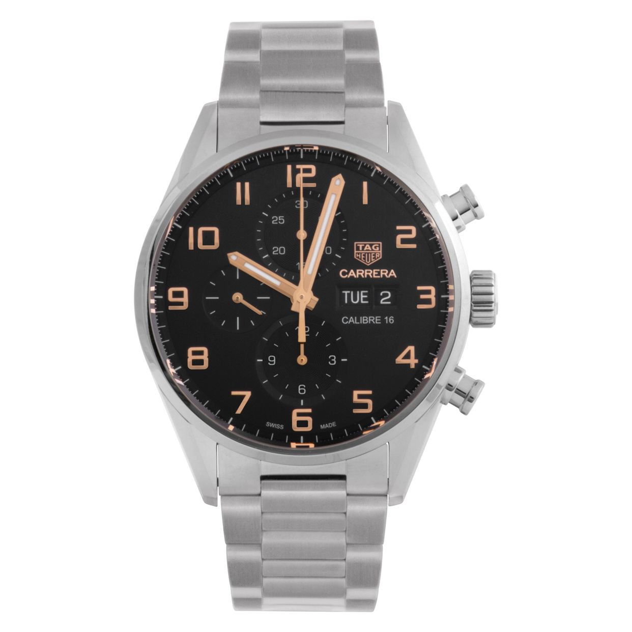 Tag Heuer Carrera CV2A1AB.BA0738 Stainless Steel Black dial