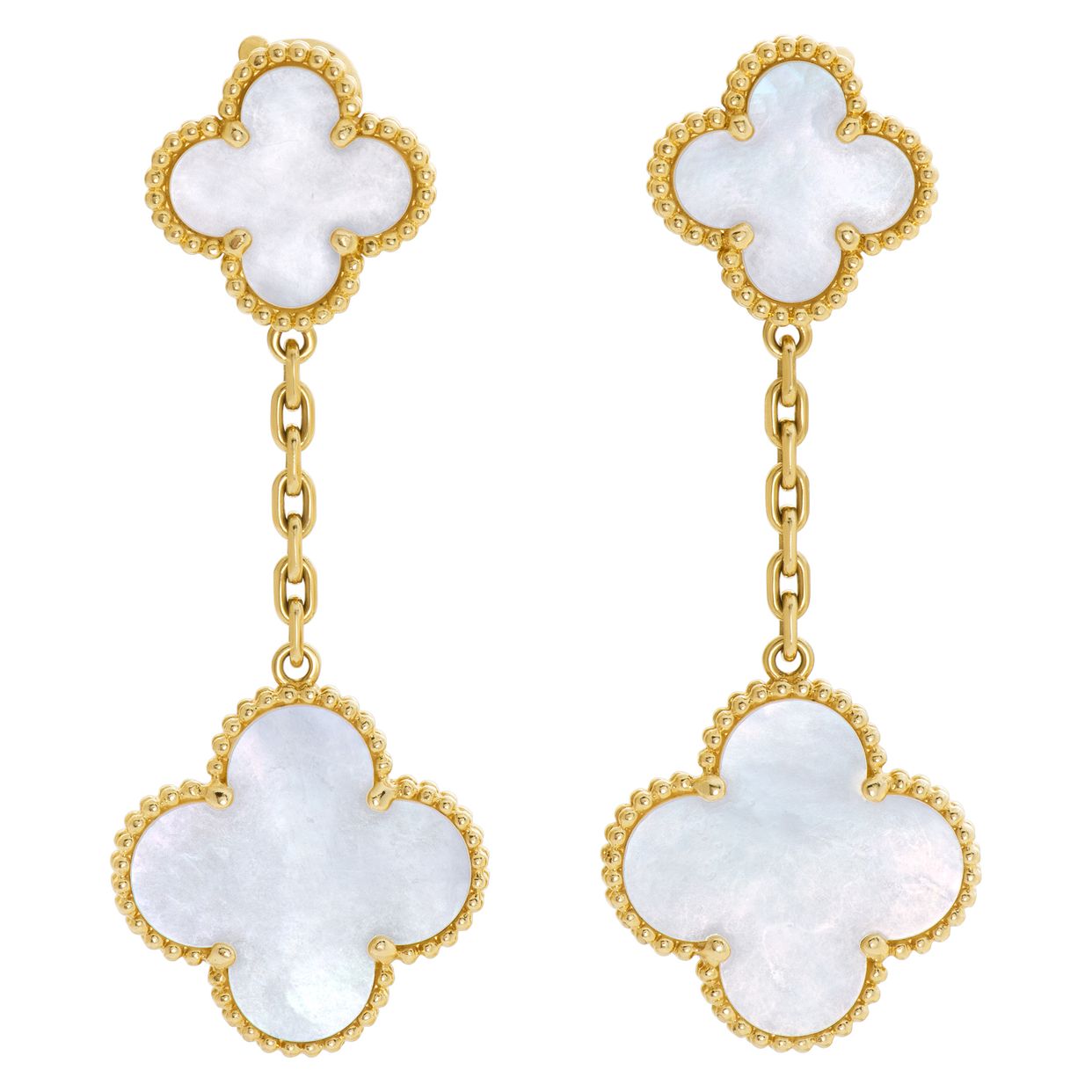 Van Cleef & Arpels Magic Alhambra earrings 2 motifs | Gray & Sons