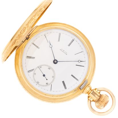 Pre-owned Waltham pocket watch 18k 52mm Manual W518246 | Gray & Sons
