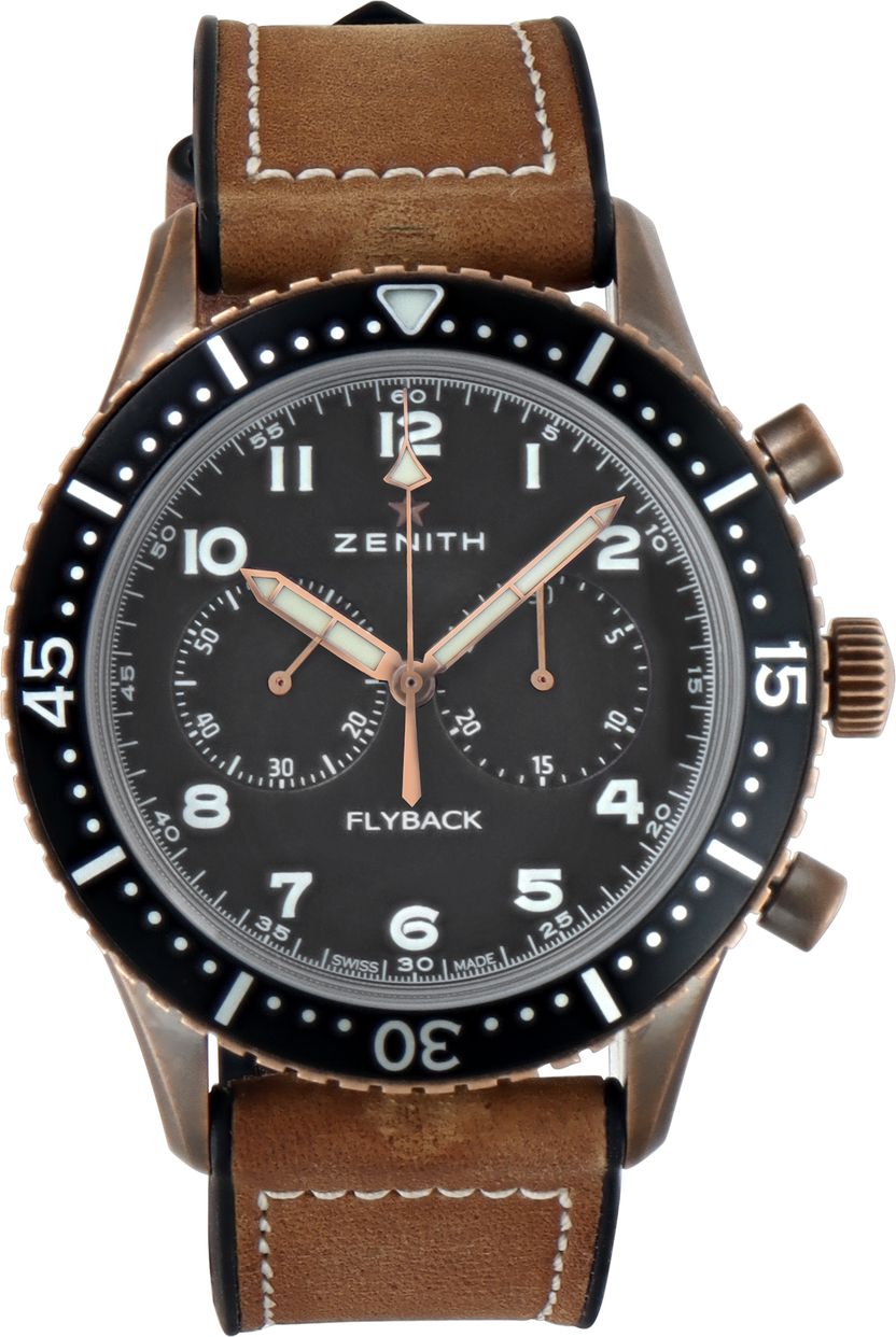 Used Zenith Flyback Chronometer in bronze 43mm | Gray & Sons Jewelers