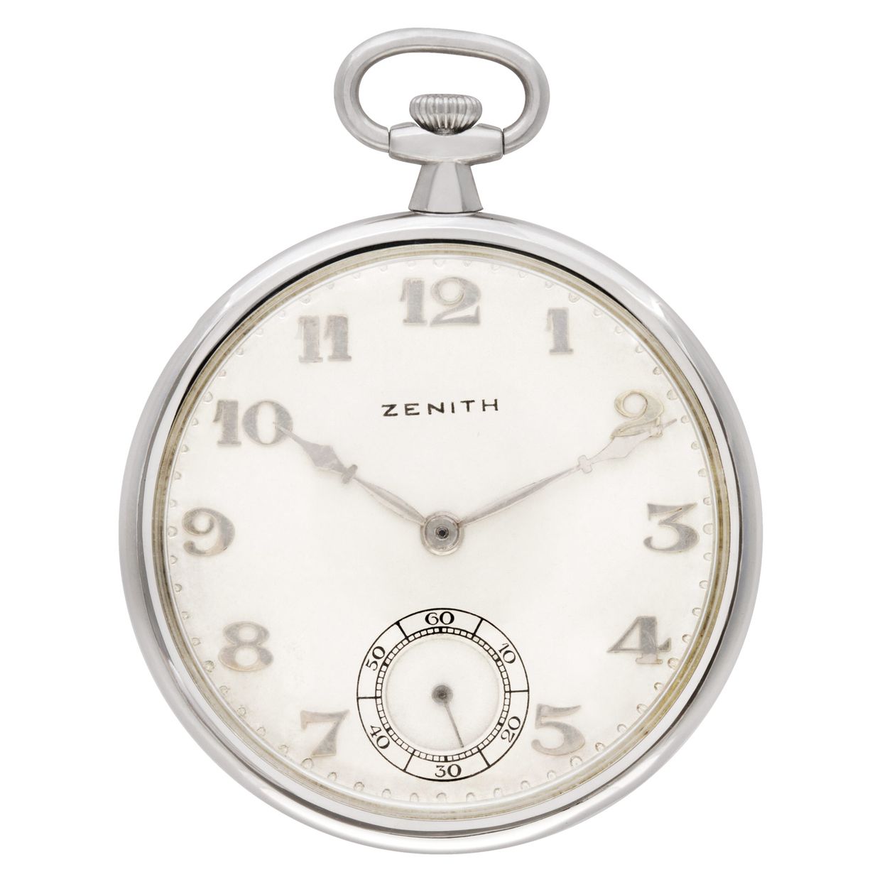 Pre-owned Zenith pocket watch platinum 41.5mm Manual watch